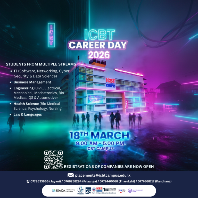 ICBT Career Day – Building Careers, Empowering Futures
